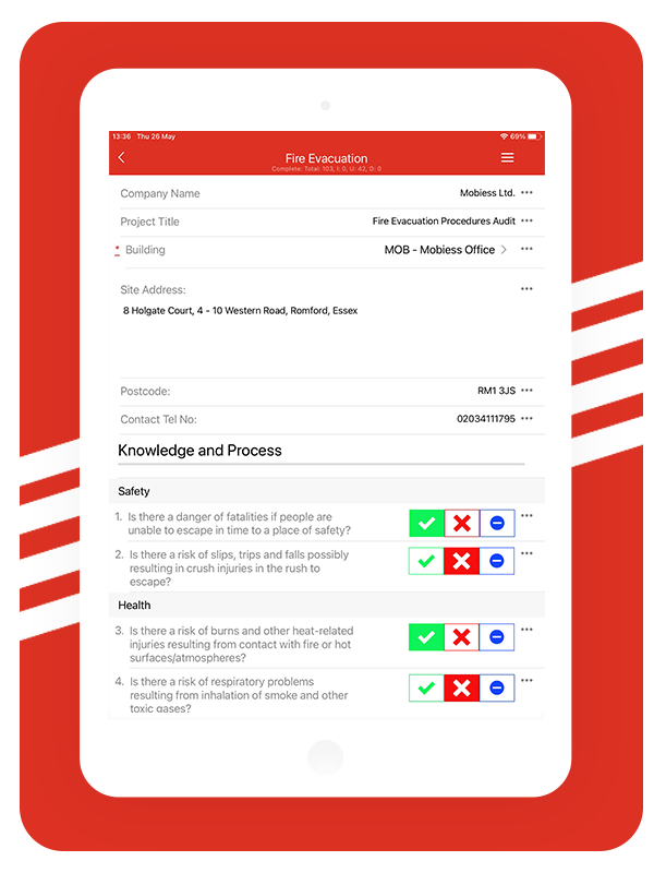 Fire Evacuation Audit | Mobiess Ltd