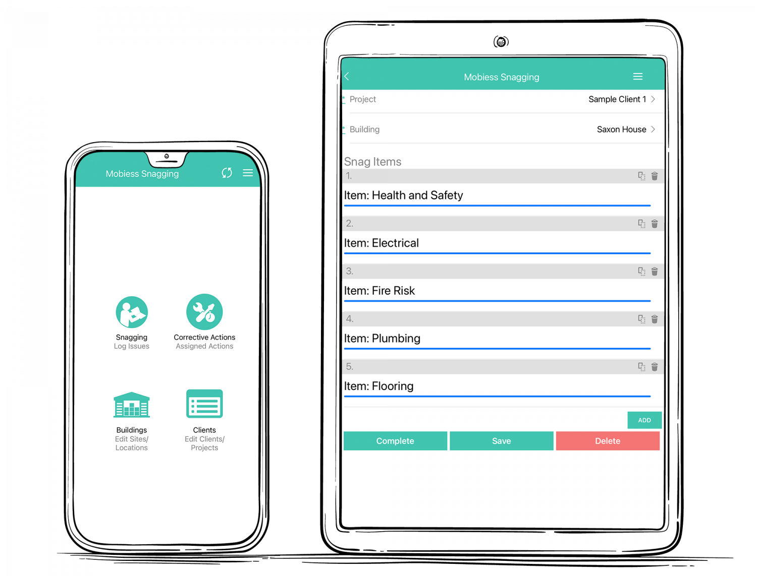 Snagging – Mobiess Ltd